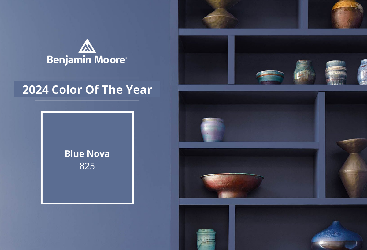 Embracing Blue Nova - Benjamin Moore's Color of the Year 2024 | Regal ...