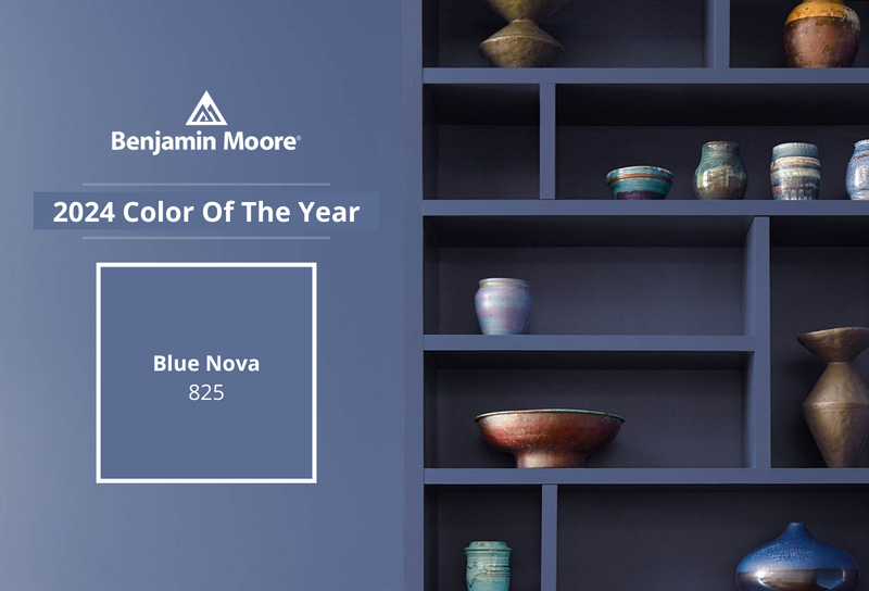 Embracing Blue Nova - Benjamin Moore's Color of the Year 2024 | Regal ...